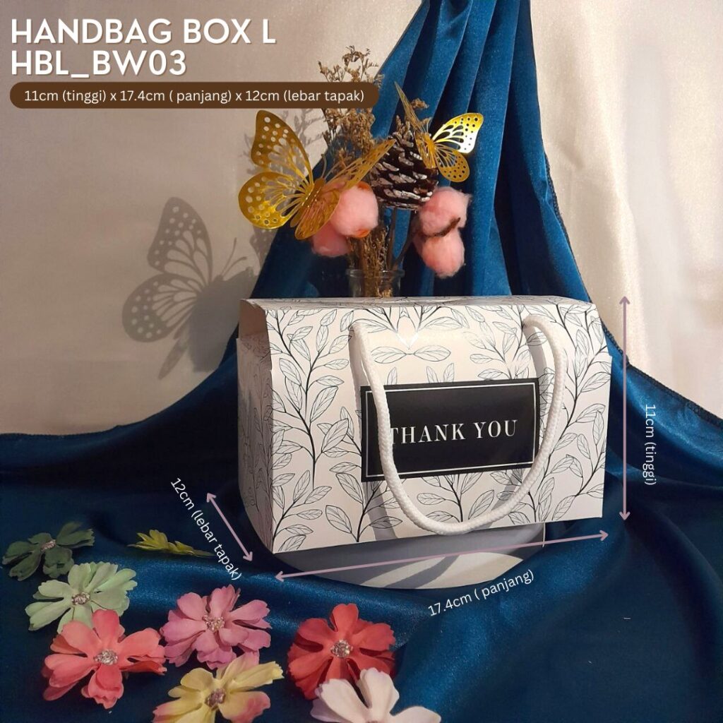 HANDBAG BOX L (BW) HBL_BW ALBUM 1 - Online Packaging Printing Solution